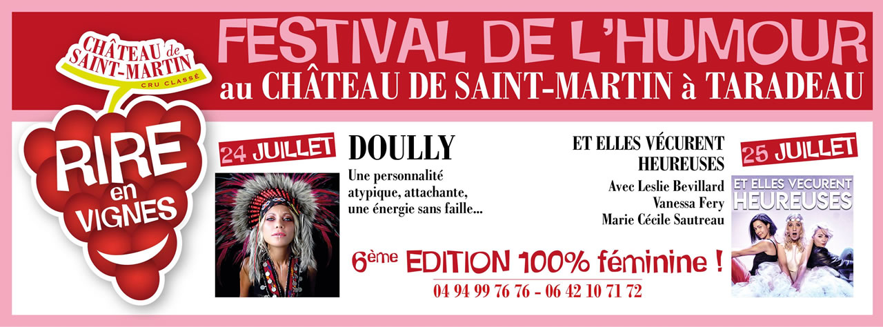 Festival de l'humour RIRE EN VIGNES : Une 6ème ÉDITION 100% féminine ...
